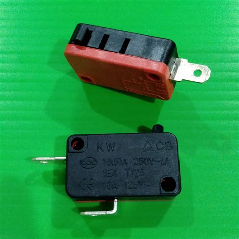 ไมโครสวิทช์ สวิทช์ ลิมิตสวิทช์ Micro Switch Limit Switch 2 ขา 3 ขา 16a