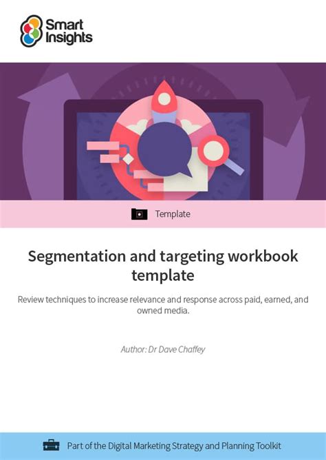 Segmentation And Targeting Workbook Template Smart Insights