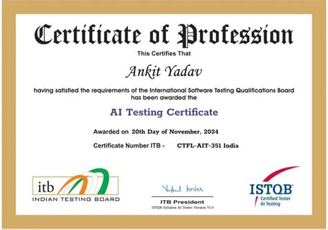 Ankit Yadav On Linkedin Istqb Ai Softwaretesting Qualityassurance Learningandgrowth… 21