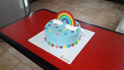 საბავშვო ტორტი ცისარტყელა ტორტები შეკვეთით 593 756 700 გრანტის ტორტები Youtube