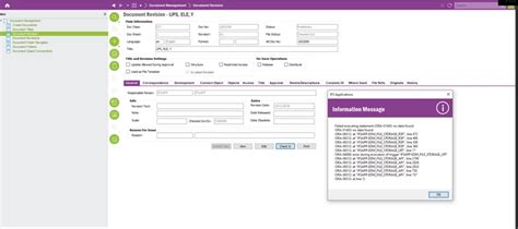 No Data Found Error When Editing A Document Ifs Community