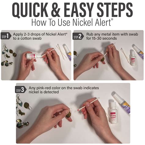 Easy And Accurate Nickel Test Kit Avoid Nickel In Jewelry
