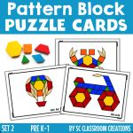 Pattern Block Pattern Cards Made By Teachers