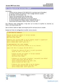 PDF Serveur DHCP Sous Linux Cours Et Formation Gratuit