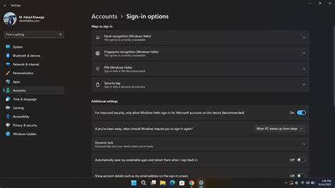 How To Remove The Login Password On Windows 11