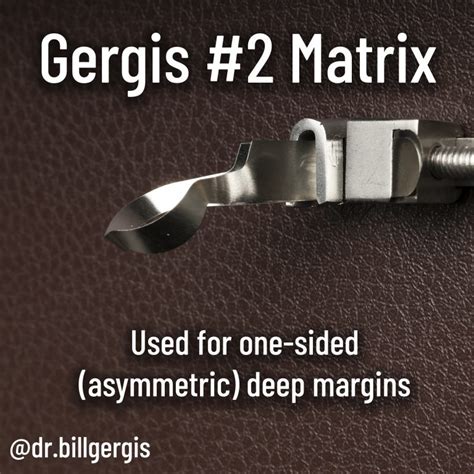 Gergis Size 2 Dme Matrix Discounted Launch Price Brickworks Dental