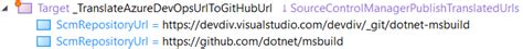 sourcelink uri translation broken for msbuild · issue 7463 · dotnet