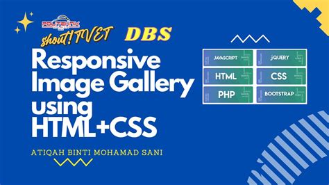 Responsive Image Gallery Using Htmlcss Youtube