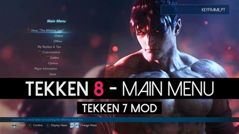 Tekkenmods Tekken 8 Inspired Main Menu Mod