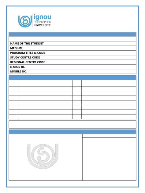 Ignou Assignment Receiving Slip Acknowledgement Slip F3 Youtube