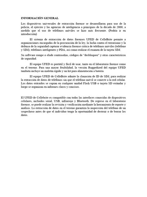 ufed universal forensic extraction device pdf teléfonos móviles
