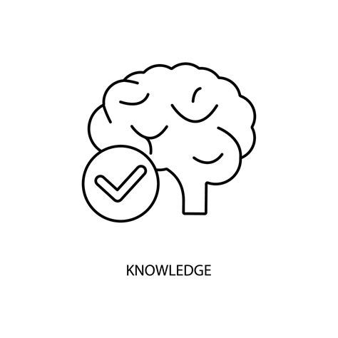 Knowledge Concept Line Icon Simple Element Illustration Knowledge