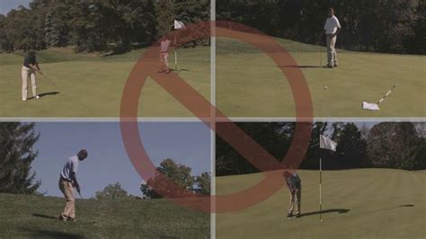 Rules Of Golf Explained The Flagstick Golf Rules Golf Etiquette