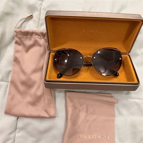 Bvlgari Accessories Bulgari Womens Sunglasses With Black And Gold