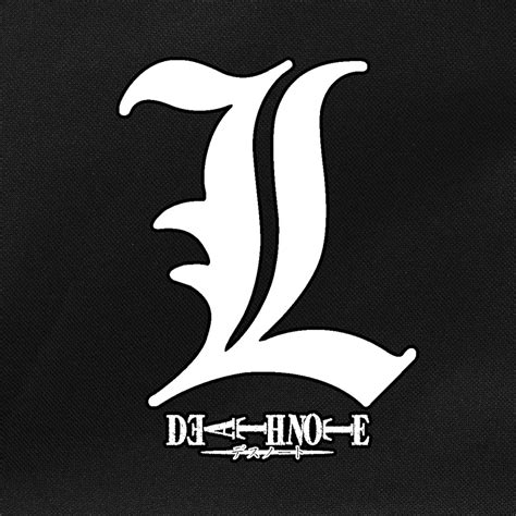 Death Note L Logo Death Note L Tasse Yvolve Shop