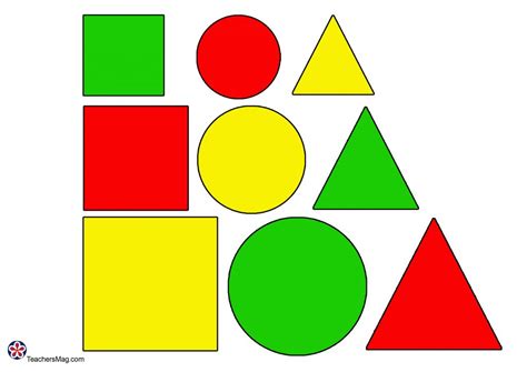 Lesson Plan Geometric Shapes Circle Square Triangle