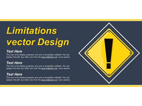 Limitations Vector Design Ppt Example PowerPoint Templates Backgrounds Template PPT Graphics