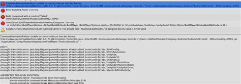 CommandInvokationFailure Unable To Convert Classes Into Dex Format