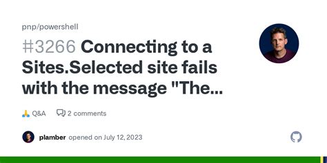 Connecting To A Sitesselected Site Fails With The Message The App Principal Does Not Exist