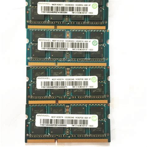 Ramaxel Rams Ddr3 8gb 1600mhz Laptop Memory Ddr3 8gb 2rx8 Pc3l 12800s 11 13 F3 Sodimm 1 35v