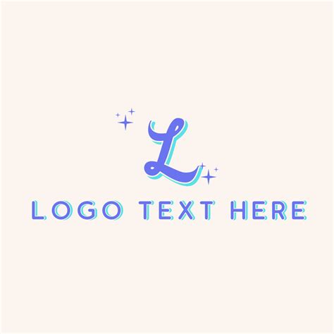 Cursive Shiny Beauty Logo Brandcrowd Logo Maker