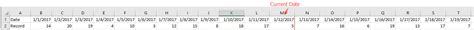How To Add A Dynamic Line Based On The Current Date In Excel