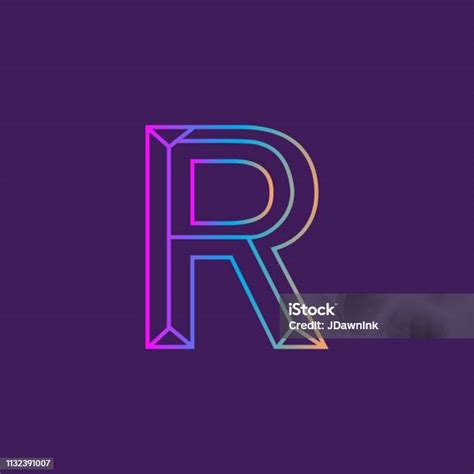 와이어 프레임 대문자 개요 베벨 3d 알파벳 디자인 알파벳 R에 대한 스톡 벡터 아트 및 기타 이미지 알파벳 R 알파벳