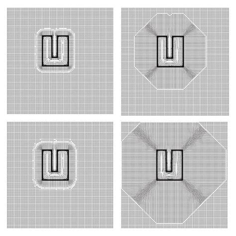 Comparisons Of Capture Ranges Of Vector Fields From Left To Right Gvf