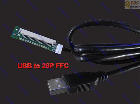 USB Cable To 26pin FFC FPC Connector PCB Converter Grandado