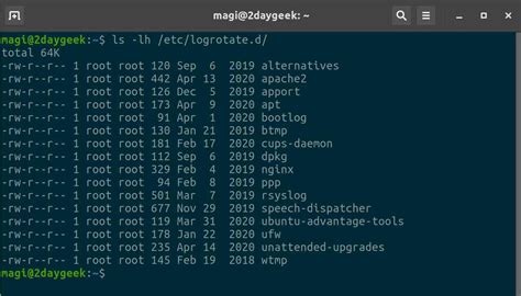 How To Rotate Websites Log Using Logrotate Command In Linux 2daygeek