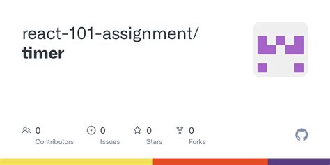 Github React Assignment Timer