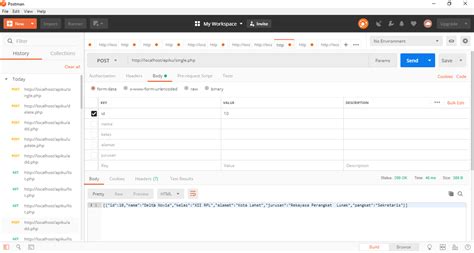 CRUD OPERATION REST API Using PHP And MYSQLI KODE AJAIB