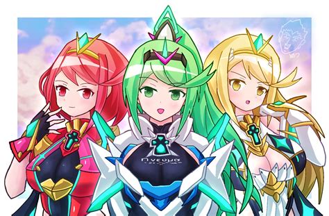 Pneuma Mythra And Pyra Xenoblade Chronicles 2 Know Your Meme