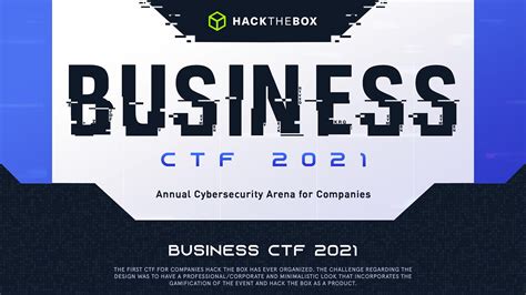 Business Ctf 2021 Htb Campaign On Behance