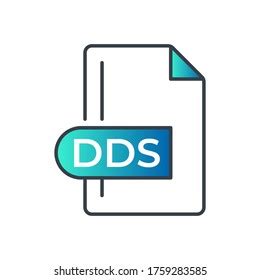 Dds File Format Icon Dds Extension Stock Vector Royalty Free 1759283585 Shutterstock
