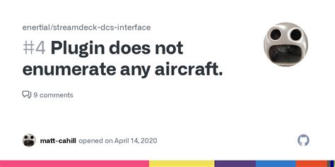 Plugin Does Not Enumerate Any Aircraft · Issue 4 · Enertial Plugin Does Not Enumerate Any Aircraft · Issue 4 · Enertial