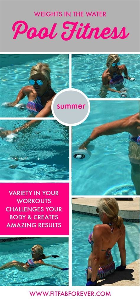 Pool Workout Fitness Perfect Summer Exercises To Tone Up Slim