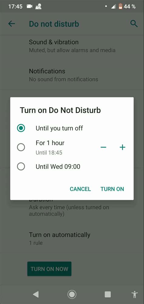 Do Not Disturb Android Manual TechBone