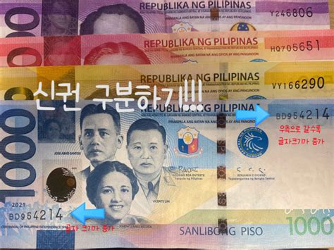 세부 여행준비 5 세부 자유여행 명동 페소 환전 은행 페소 환전 필리핀 페소 환율 페소 종류 필리핀 화폐 페소 구권 페소 신권 마이뱅크 명동 신세계