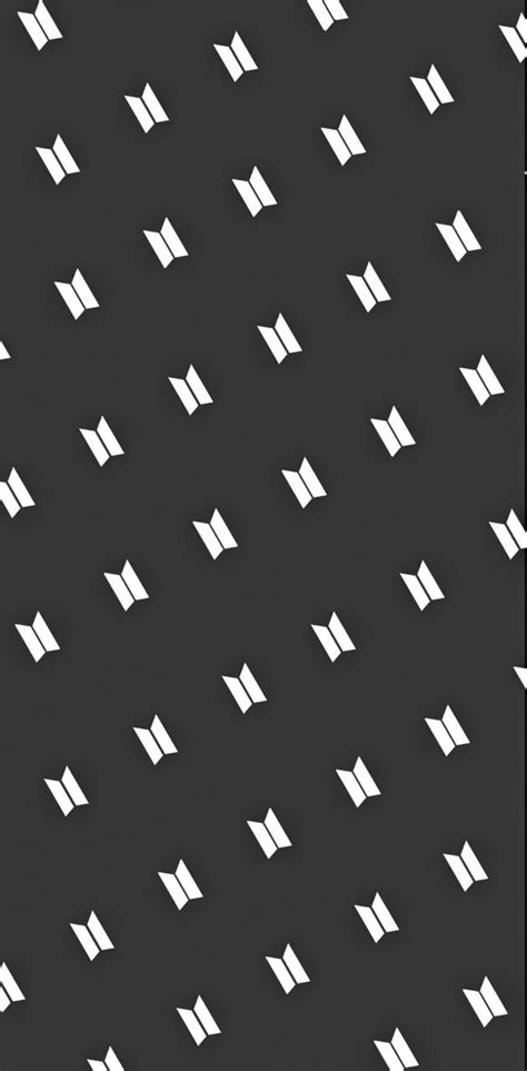 Minimal Bts Logo Pattern Wallpaper Download It For Free By Clicking On