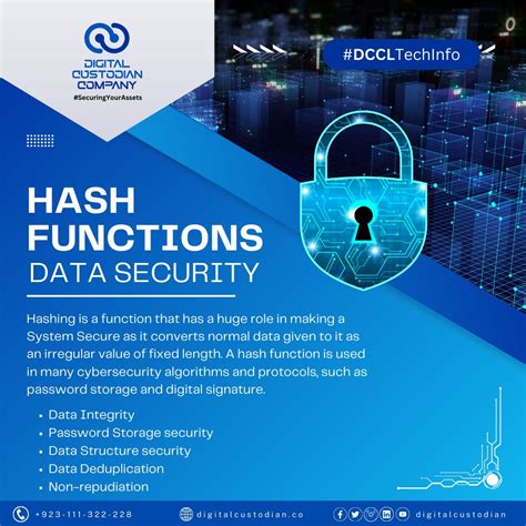 Hash Functions For Data Security Digital Custodian Company Posted On
