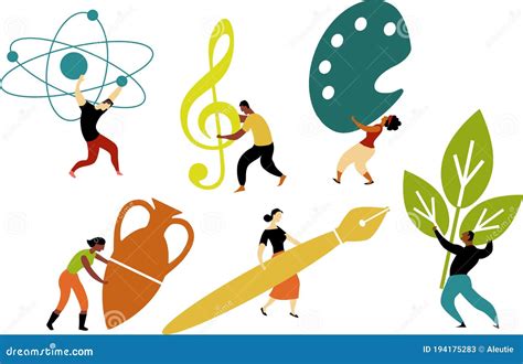 Arts And Science Stock Vector Illustration Of Literature 194175283
