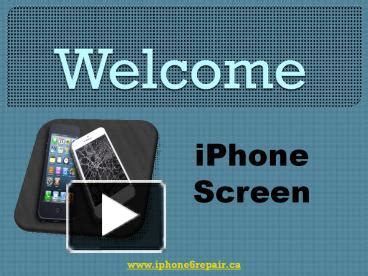 PPT What To Do About A Cracked IPhone Screen PowerPoint Presentation Free To Download Id