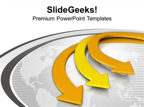Unidirectional Arrows Business Theme PowerPoint Templates Ppt Backgrounds For Slides