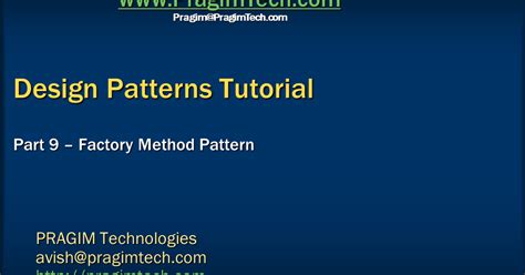 Sql Server Net And C Video Tutorial Factory Method Design Pattern
