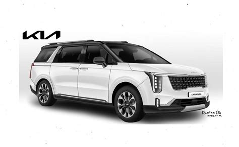 Kia Carnival 2024 Tiếp Tục Hé Lộ Thiết Kế đèn Pha Và đèn Hậu Mới
