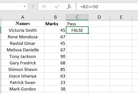 How To Use Greater Than Or Equal To In Excel [4 Easy Examples] Spreadsheet Point