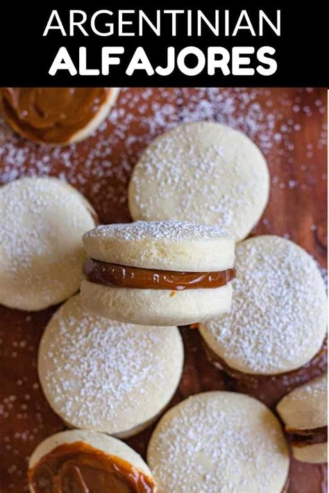 Argentinian Alfajores Popular Desserts Filled Cookies Dulce De Leche