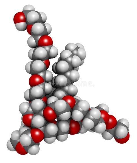 Polysorbate 80 Surfactant And Emulsifier Molecule Used In Food E433 Cosmetics And Medicines