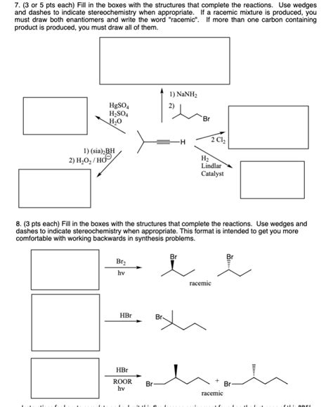 7 3 or 5 pts each fill in the boxes with the structures that